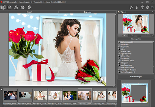 Akvis Hochzeitspaket III: Der richtige Rahmen für Hochzeitsbilder - Das FotoPortal